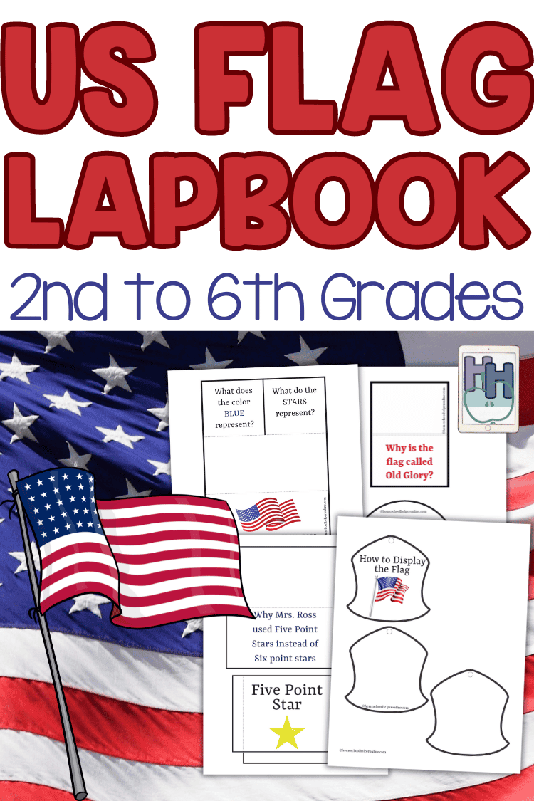 United States Flag Lapbook for Elementary Students - Homeschool Helper ...