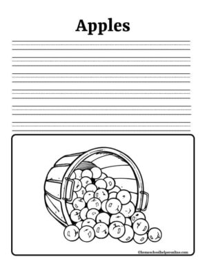 Harvesting Apples Mini Unit and Notebooking Pages - Homeschool Helper ...