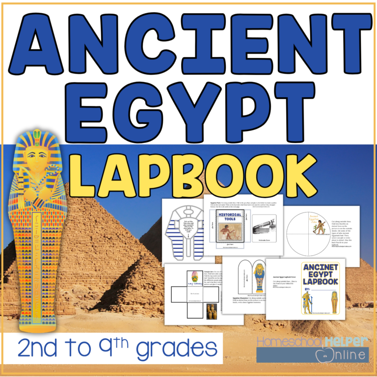 Ancient Egypt Lapbook for World History - Homeschool Helper Online
