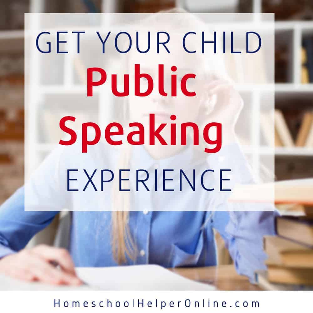 Practicing the Art of Public Speaking - Homeschool Helper Online