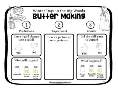 Winter Days in the Big Woods Unit Study for PreK & Early Elementary ...